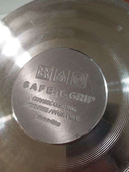 Safe T Grip Ceramic Nonstick Pans - Trice Auctions
