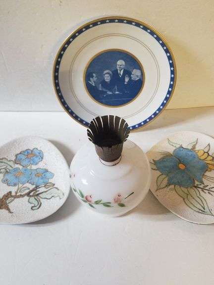 Nixon Inaugural Decor Plate/ Decorative Plates/ Oil Lamp - Trice Auctions