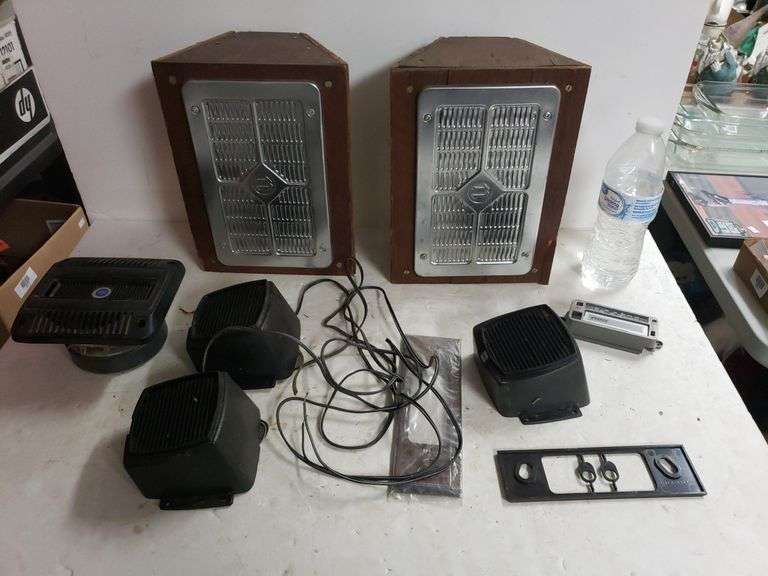 2 Vintage Jensen Concert Series Speakers, Sparkomatic Coaxial Speaker ...