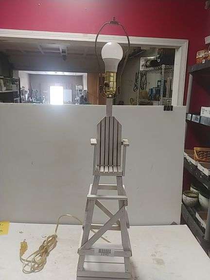 Lifeguard Chair Lamp, Works - Trice Auctions