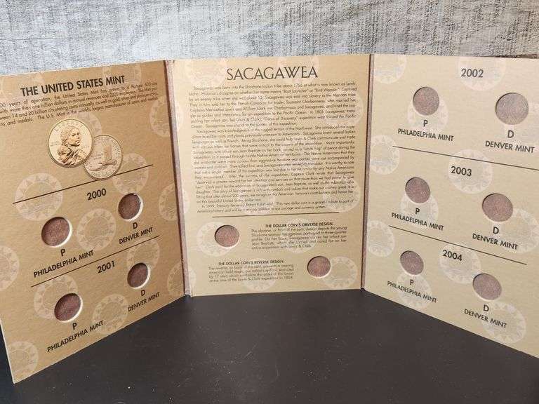Sacagawea Dollar Coin Book. Book only - Trice Auctions