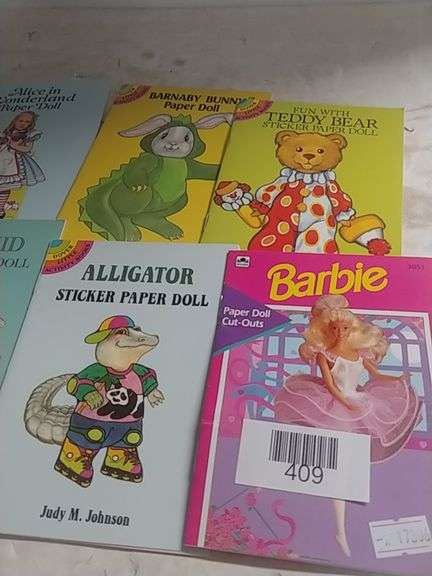 Assorted Vintage Paper Doll Sticker & Cutout Books - Trice Auctions