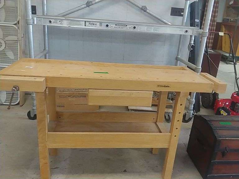 Whitegate Workbench/table With Drawer - Trice Auctions