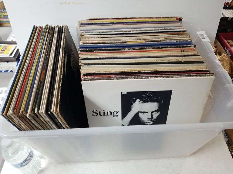 Large Lot Of Vinyl Records - Trice Auctions