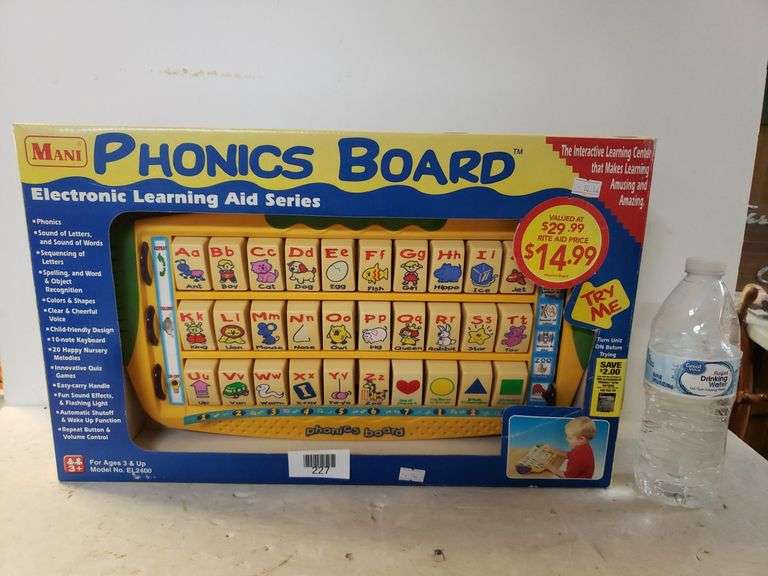 Mani Phonics Board Electronic Learning Aid For Kids - Trice Auctions