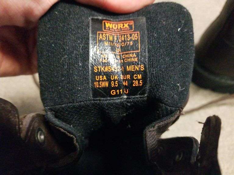 Work By Red Wing Shoes Boots Size 10.5WW - Trice Auctions