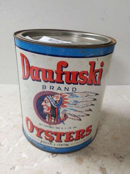 Daufuskie Gallon Oyster Can - Trice Auctions