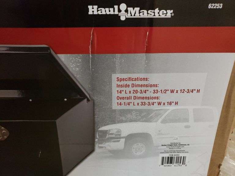 Haul Master Steel Trailer Tongue Box - Trice Auctions