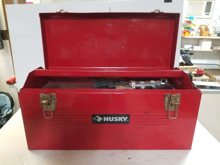 Husky Tool Box With Contents - Trice Auctions