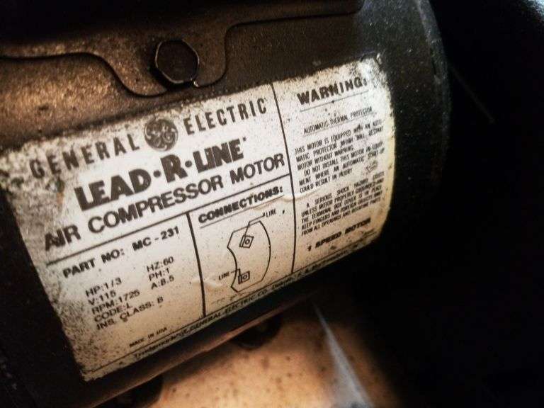 GE Lead R Line Air Compressor - Trice Auctions