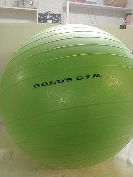 Green Gold's Gym Exercise Ball - Trice Auctions