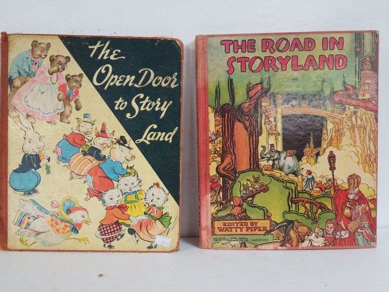 Vintage Children's Books/ The Open Door To Storyland / The Road In ...