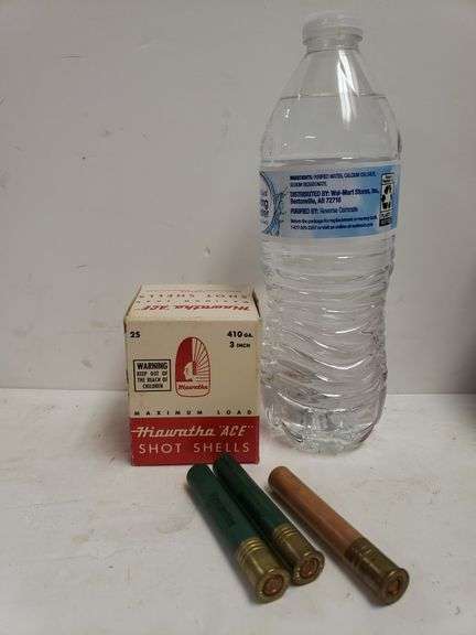 Hiawatha ACE 410 Gauge Shot Shells 3-inch Ammo - Not Full, Few Extras Of Different Brand - Trice ...