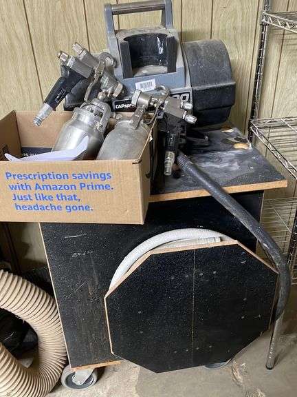 CAPspray CS9100 HVLP Sprayer With Mobile Cart - Trice Auctions