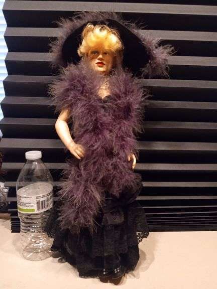 Vintage Groucho Marx Doll (1983) & Mae West Doll (1982) - Trice Auctions