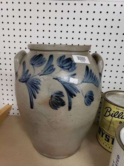 Large Stoneware Crock - Trice Auctions