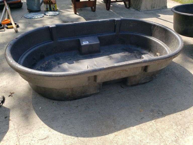 Large Plastic Animal Feed Water Trough - Trice Auctions