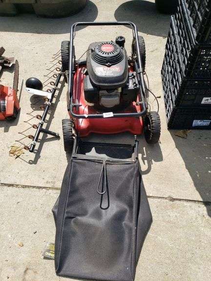MTD Pro Push Mower W/bagger - For Parts - Trice Auctions