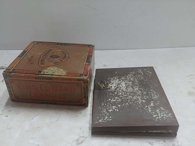 Vintage Lucky Strike Cigarette Case & King Edward Cigarillos - Trice ...