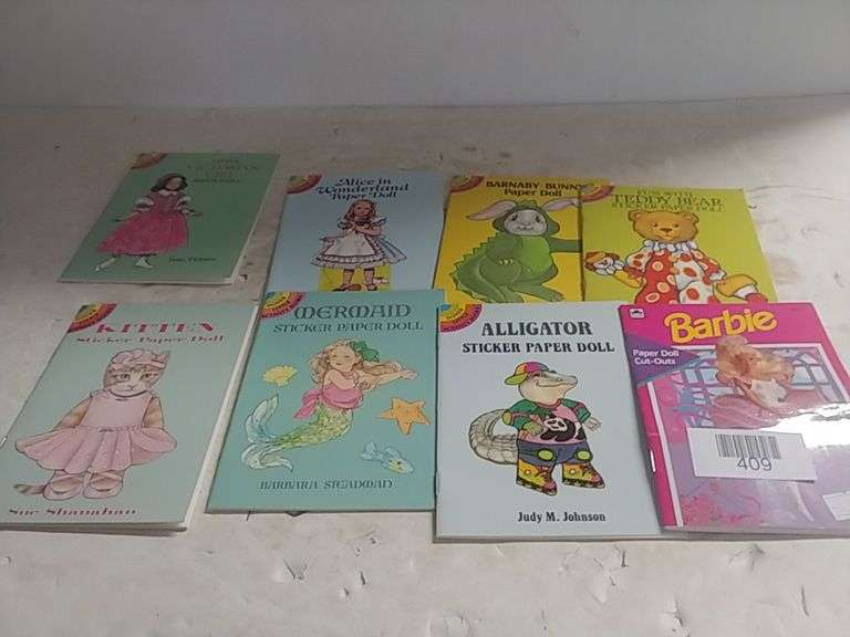 Assorted Vintage Paper Doll Sticker & Cutout Books - Trice Auctions