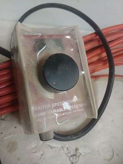 Router Speed Controller, Extension Cord - Trice Auctions