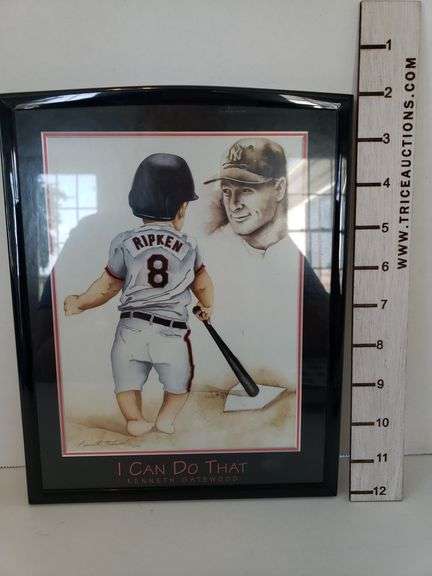 Baltimore Orioles Baseball Cal Ripken Print "I Can Do That" By Kenneth ...