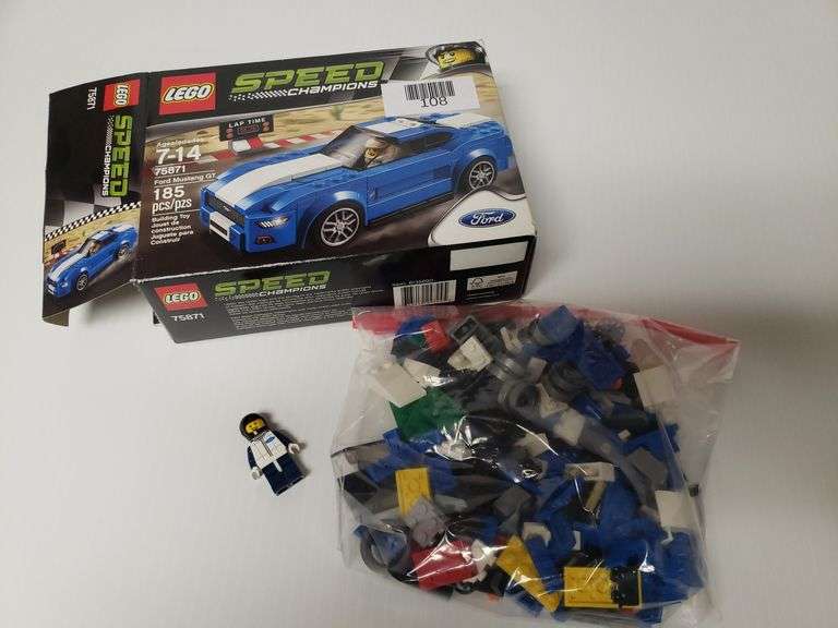 Open Lego Set Speed Champions Ford Mustang GT, Maybe Missing Pieces ...