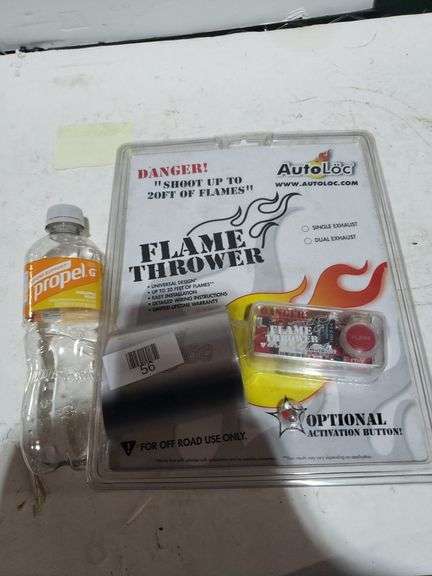 New Autoloc Flame Thrower Kit - Trice Auctions