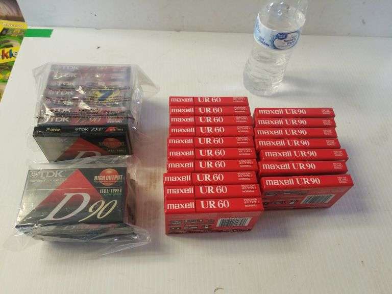 Lot Of 29 Cassette Tapes - 60 And 90 Minute Tapes - Trice Auctions