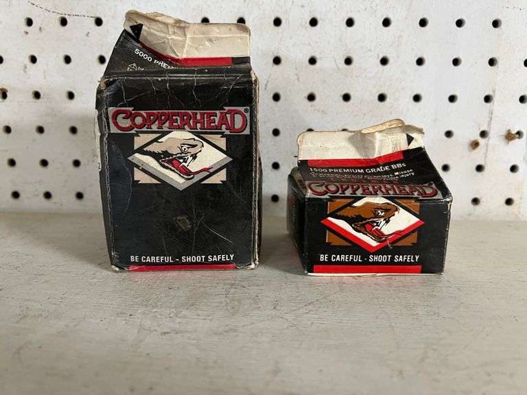 Full Box of Copperhead BB's & partial Box - Trice Auctions