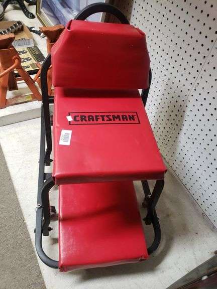 Craftsman Shop Stool Which Converts To Creeper - Trice Auctions