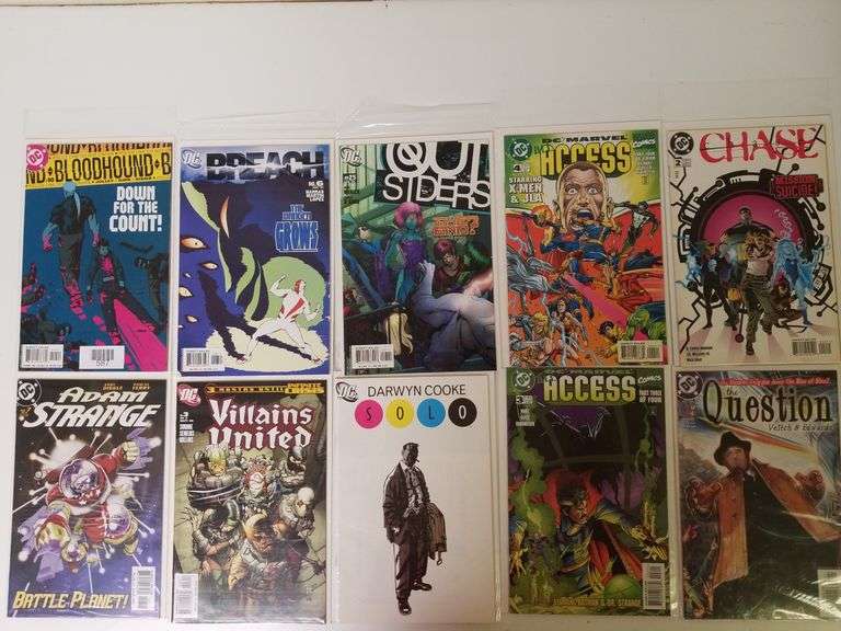 (10) DC Comics- Access, Adam Strange, Chase - Trice Auctions