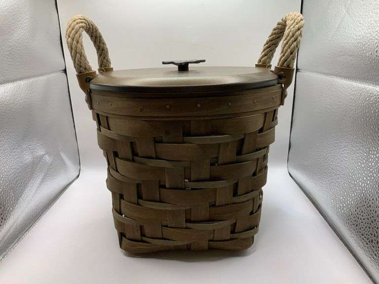 Longaberger RARE DEEP BROWN COLLECTORS CLUB DAVE LONGABERGER HERITAGE ...