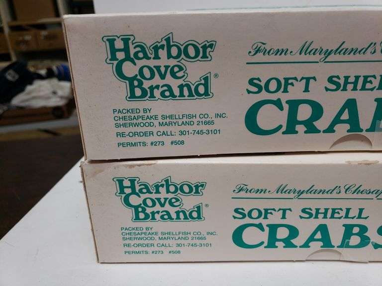 (3) Frozen Soft Shell Crab Boxes - Trice Auctions