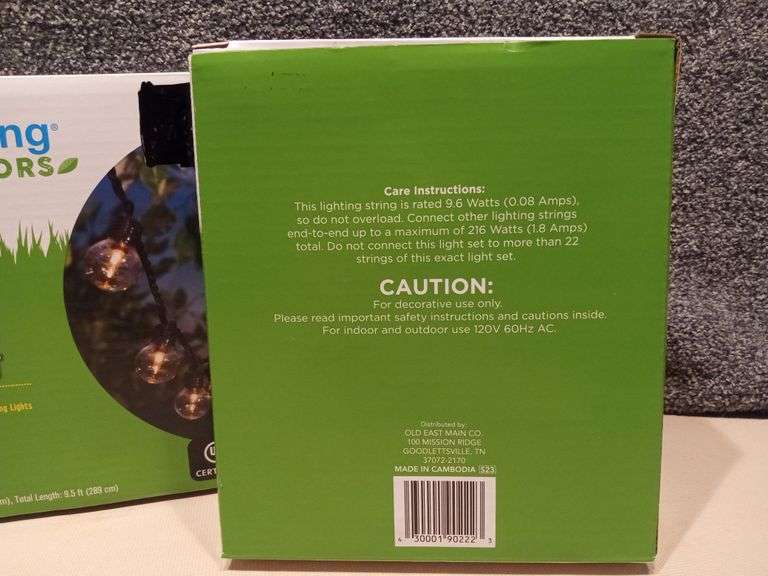 NEW 3 Boxes true living Outdoors Globe Lights (20 count each box ...