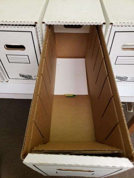 (5) Random Heavy Cardboard Drawer Boxes For Comic Book Storage - Each ...