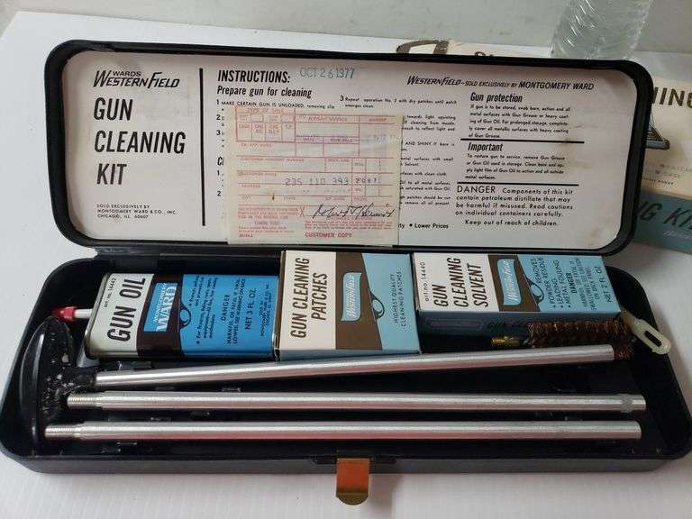 Wards Western Field Shotgun Cleaning Kit - Trice Auctions