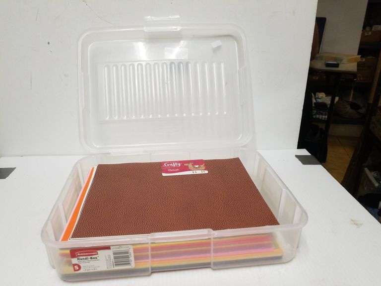 Handi Box With Card Paper - Trice Auctions