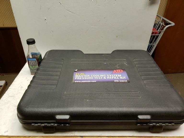 Large 27 Piece ATD Master Cooling System Pressure Tester And Refill Set ...