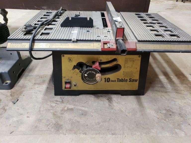 10 Inch Table Saw - Trice Auctions