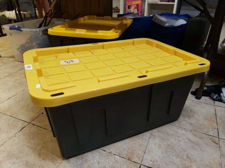 Large Commander XXL Storage Tote W/lid - Trice Auctions