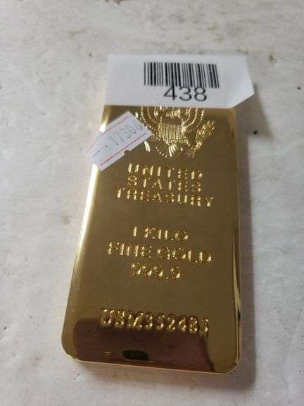 Replica Of Fort Knox Gold Bar - Trice Auctions