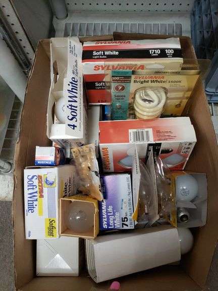 Box Full Of Light Bulbs - Trice Auctions