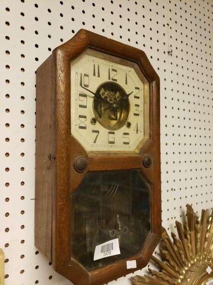Antique Wall Clock - Trice Auctions