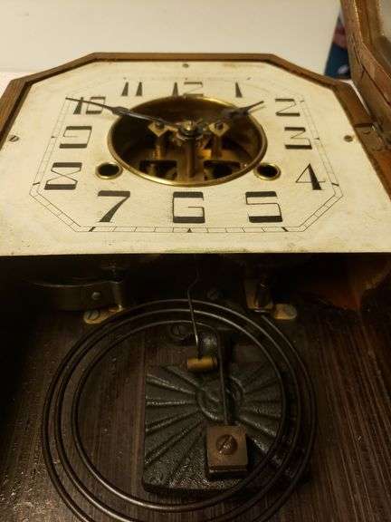 Antique Wall Clock - Trice Auctions