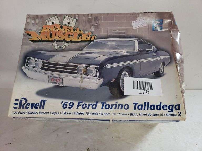 Revell 68 Ford Torino Talladega Model Car Kit - Trice Auctions
