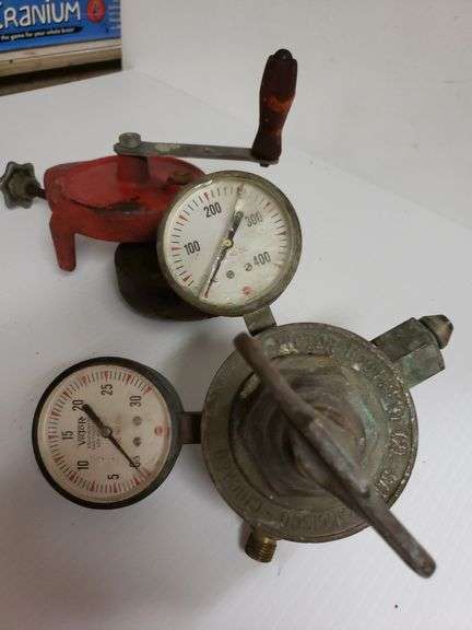 Victor Equipment Compressor Gauge, Hand Grinder - Trice Auctions
