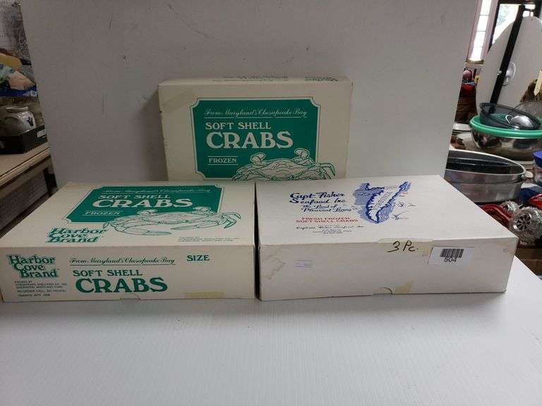 Vintage Soft Shell Crab Boxes - Trice Auctions