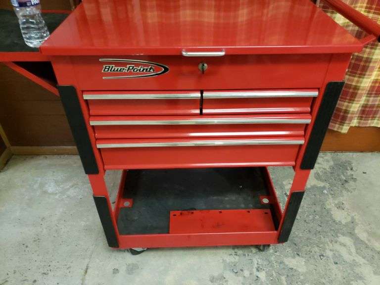 Blue-Point 4-Drawer Rolling Cart/ Tool Box ( Excellent Condition With ...