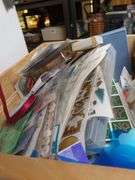 Crate With Assorted Craft Items - Trice Auctions